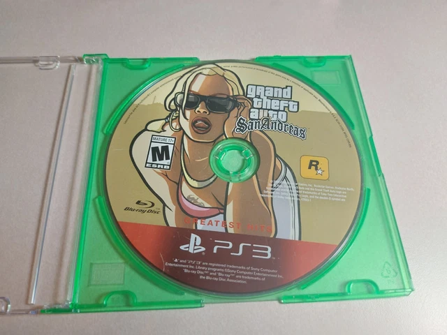 GRAND THEFT AUTO: San Andreas (Sony PlayStation 3, 2015) Disc Only ...
