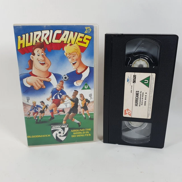 HURRICANES VHS VIDEO Cassette Channel 5 Cartoon Bloodmatch Around the ...