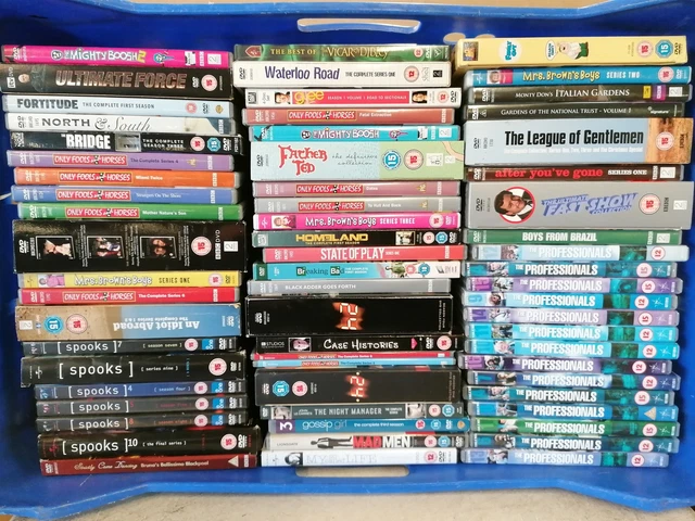BBC ITV CHANNEL 4 SKY DVD Box Set TV Series and Movies Job Lot ...