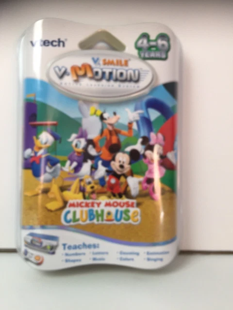 VTECH MICKEY MOUSE ClubHouse VSmile VMotion Active Learning Syst New ...
