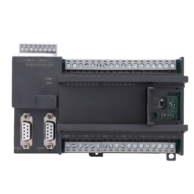 PROGRAMMABLE LOGIC CONTROLLER Module Programmable Control Board DC24V ...