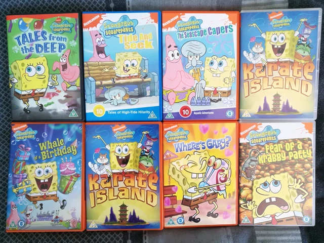 SPONGEBOB SQUAREPANTS X8 DVD Bundle £19.99 - PicClick UK