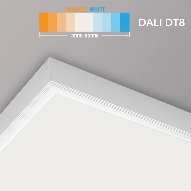 LED ATOURS PANNEAU 62x62 50W (W) Tunable Blanc (3000-5000K) Dali DT8 ...