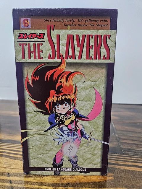 THE SLAYERS VHS 1998 Anime Volume 6 English Dialogue Software Sculptors ...