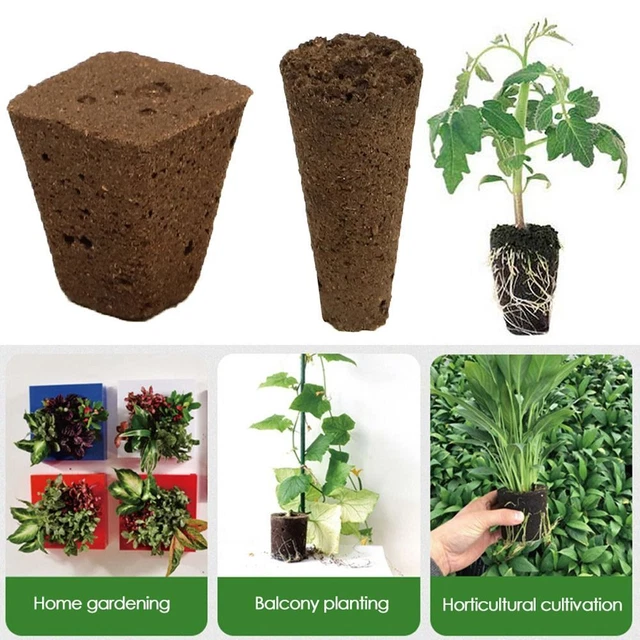 PLANTING PEAT SOIL Pellets Nutrient Seedling Seedling Germination Soil ...