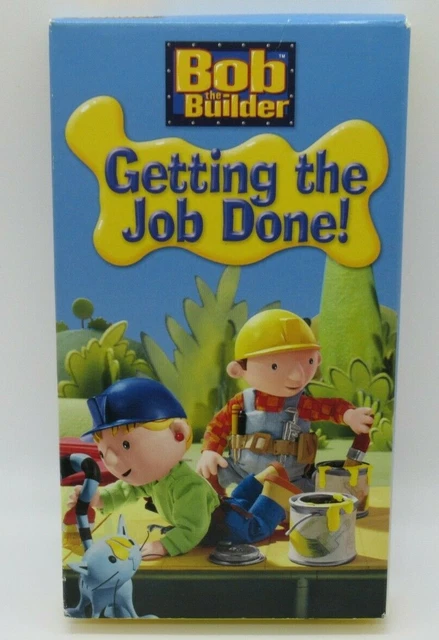BOB THE BUILDER: Getting The Job Done Animated Vhs Video, 5 Fun-Filled ...