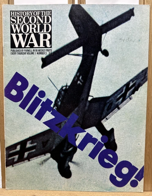 HISTORY OF THE Second World War II VOL. 1 NO. 3 Magazine In Good ...