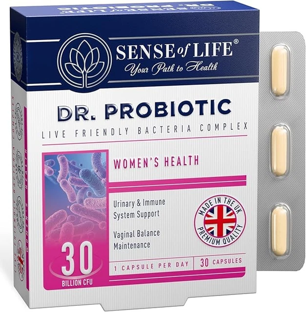 51 SENSE OF Life Dr. Probiotic Complex for Women's Health 30 Caps 30 ...