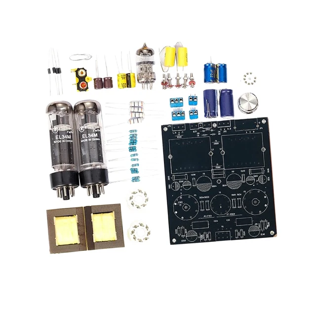 HIFI EL34 VACUUM Tube Amplifier Class A Single-ended Stereo Audio Amp ...