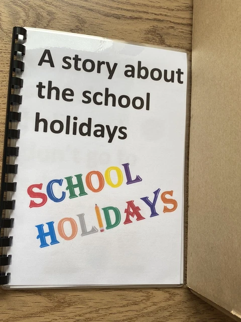 SOCIAL STORY SCHOOL holidays. asd/autism/adhd/special needs £4.50 ...