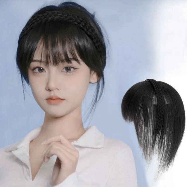 Hair Accessories Braid Headband Bangs Heat Resistant Wig Fake Hair Band