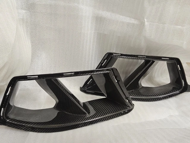 BMW G80 G82 M3 M4 Real Carbon Fiber Front Bumper Air Duct £350.00 - PicClick UK