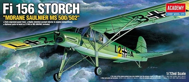ACADEMY 12459 - 1/72 Fieseler Fi-156 Storch - Neu EUR 6,99 - PicClick DE
