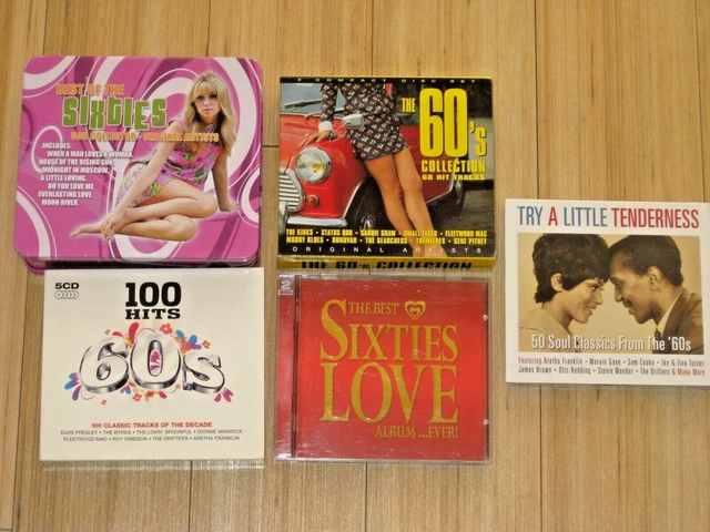 100 HITS 60S, The 60s Collection, Best Of The Sixties 5 Albums 17 CDs ...