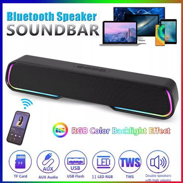 BLUETOOTH WIRELESS BT Sound Bar Speaker System Subwoofer TV Home Theate ...