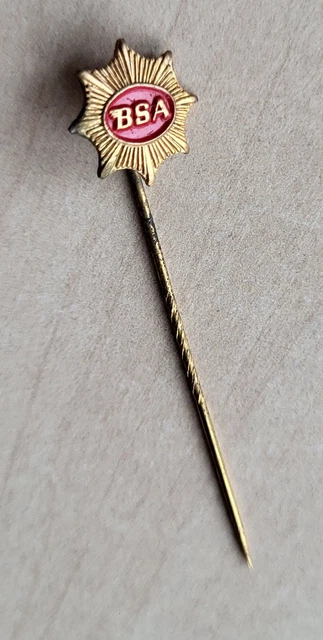VINTAGE BSA RARE logo Motorcycle stick pin badge £3.95 - PicClick UK