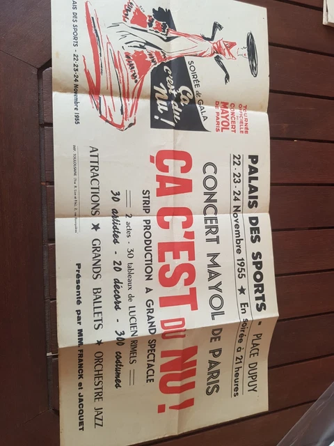 AFFICHE ANCIENNE ORIGINALE EUR 20,00 - PicClick FR