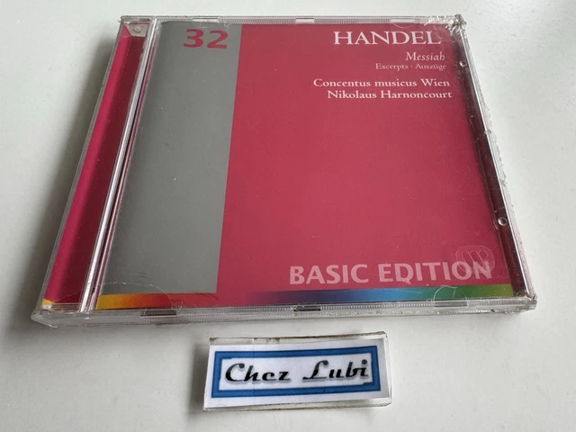 HANDEL - MESSIAH, Excerpts - Nikolaus Harnoncourt, Wien - CD - 2001 ...