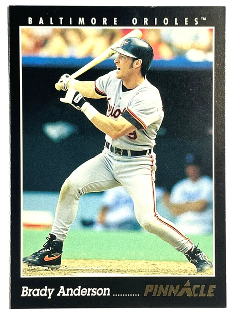 CARTE DE BASEBALL Pinnacle BRADY ANDERSON Baltimore Orioles, Indiens ...