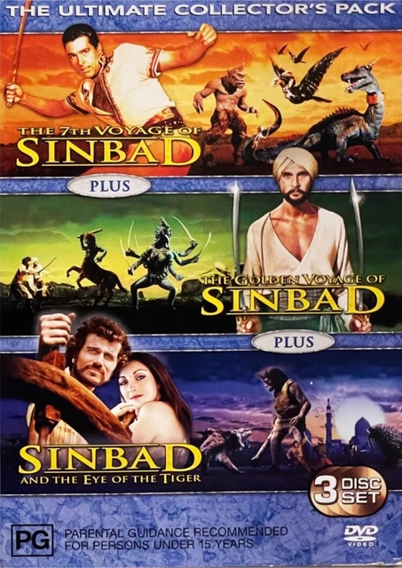 SINBAD COLLECTION (DVD, 1958-1977) The Ultimate Collector's Pack ...
