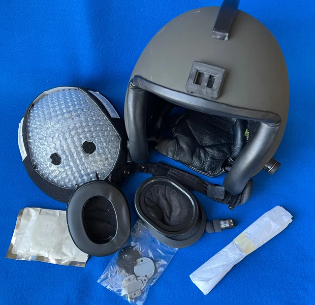 NEW AUTHENTIC LARGE HGU-GENTEX 84/P USA Pilot Flight Helmet HGU84 ...