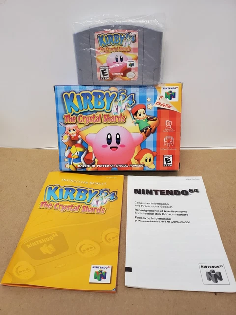 JEU NINTENDO 64 N64 CIB Kirby's The Crystal Shards avec manuels et ...