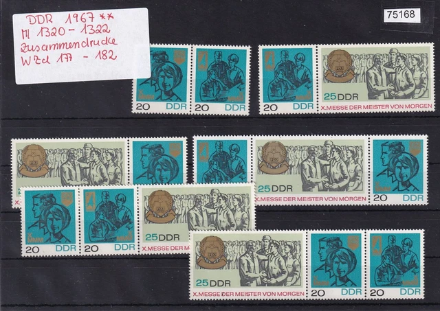 GDR 1967, MICH No 1320-22 Print Together Complete $12.78 - PicClick CA