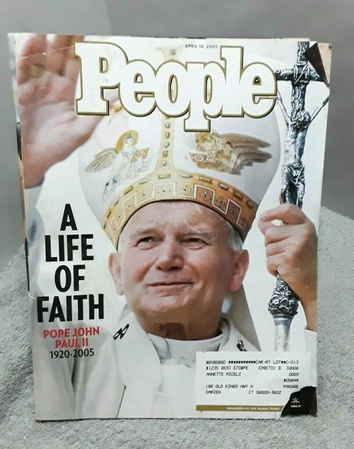 PEOPLE WEEKLY APRIL 18 2005 Pope John Paul II £3.79 - PicClick UK
