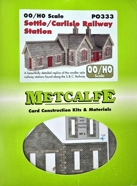 METCALFE PO333 SETTLE Carlisle Railway Station Card Kit - OO/HO Scale £ ...
