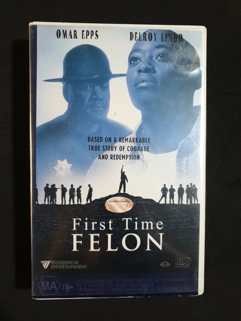 FIRST TIME FELON - True Story VHS Cassette Tape MA15+ 1997 OMAR EPPS ...