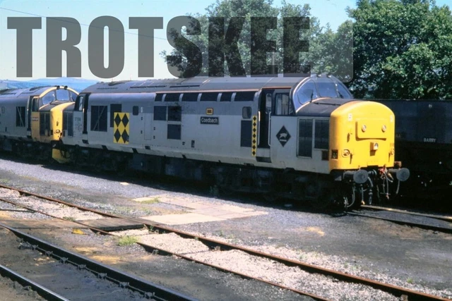 35MM SLIDE BR British Railways Diesel Loco Class 37 37698 Pantyffynon ...