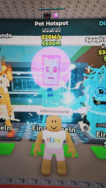 STEAL A BRAINROT Secret Pot Hotspot Diamond 20 Mio EUR 14,99 - PicClick DE