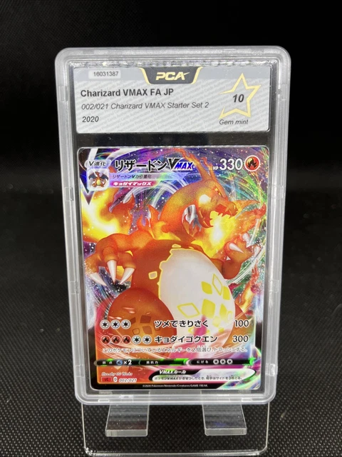 CARTE POKÉMON - Charizard Vmax - 002/021 - Starter Set 2 Japanese - PCA 10 EUR 100,00 - PicClick FR