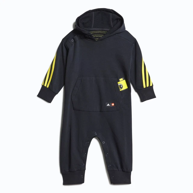 ADIDAS X LEGO Kids Classic Lego Outfit Body Suit, Black & Yellow Size ...