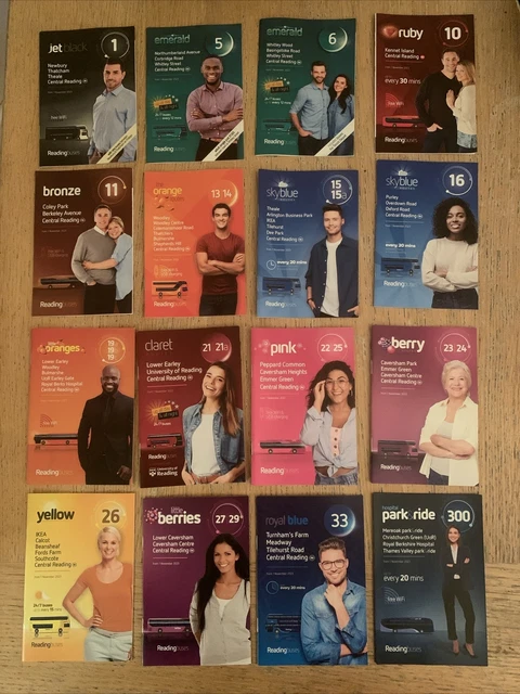 READING BUS TIMETABLES x 16: issues as at 1 November 2023 LATEST ...