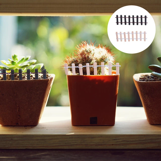 BORDURE DE PALISSADE 10 pièces Mini frontière clôture Mini maison de ...