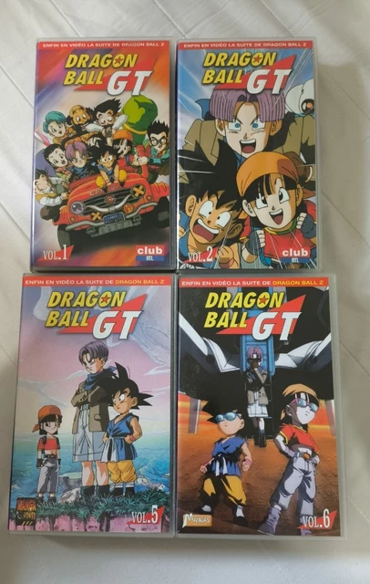 LOT DE 4 cassettes VHS Dragon Ball GT (Vol 1, 2, 5 et 6) EUR 6,00 ...