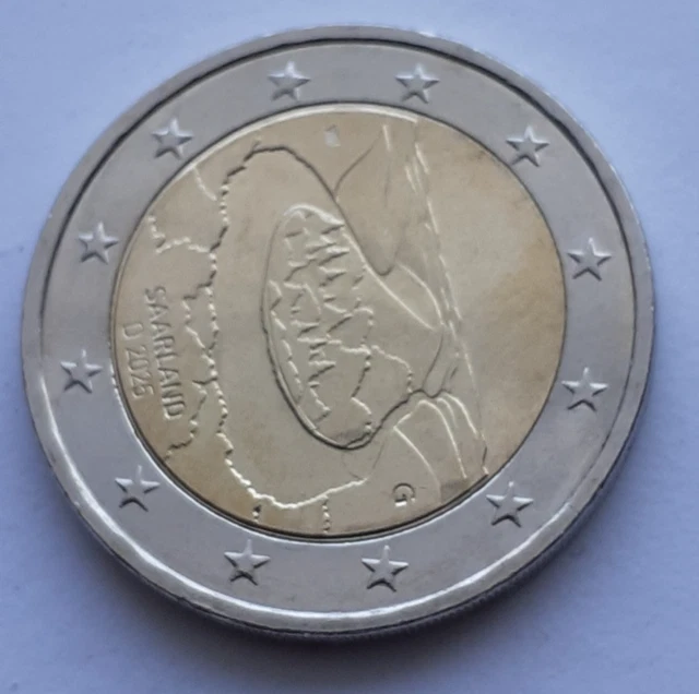 2 EURO MÜNZE „Saarschleife - Saarland“ 2025 Buchstabe G EUR 700,00 ...
