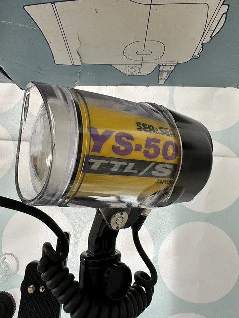 CAMÉRA ARGENTIQUE SOUS-MARINE 35 mm Sea & Sea Motormine II Ex avec stroboscope YS-50 TTL EUR 83 ...