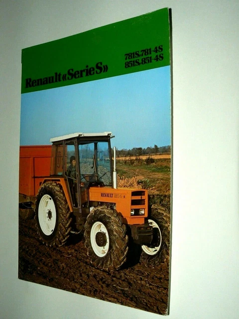 PROSPECTUS TRACTEUR RENAULT Série S Tractor Traktor Trattore Prospekt Brochure EUR 9,99 ...