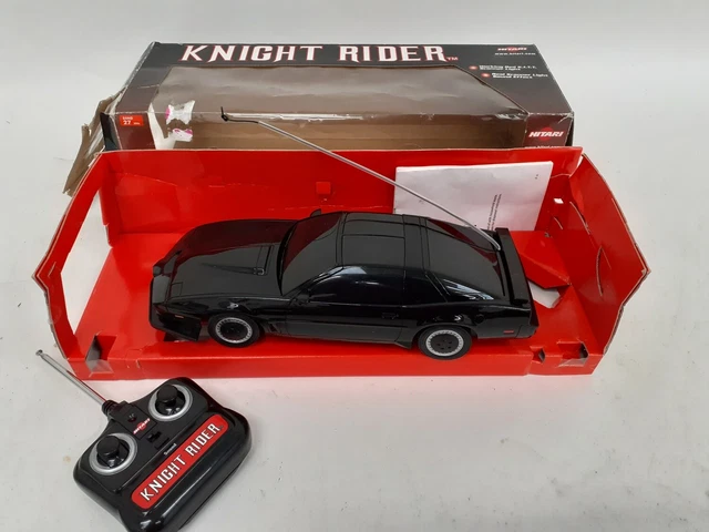 VINTAGE KITT KNIGHT Rider RC Car By Hitari Boxed with Sounds - Faulty ...