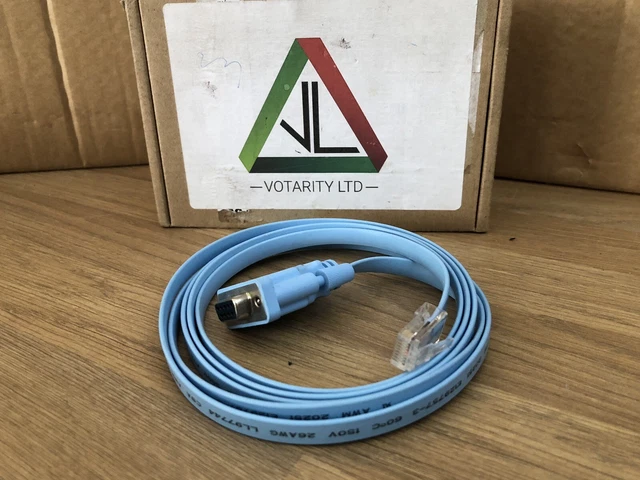 CISCO 72-3383-01 CONSOLE Cable Cisco DB9 to RJ45 Serial Cable (Inc VAT ...