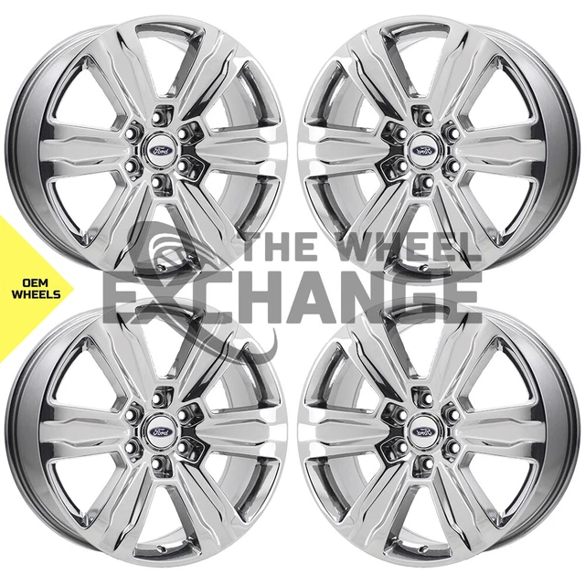 20& FORD F150 Platinum Truck DURACHROME wheels rims Factory OEM set 4 ...