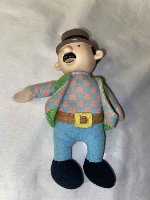 FARMER PICKLES BOB The Builder Plush Figure Plastic Head Soft Body Toy ...