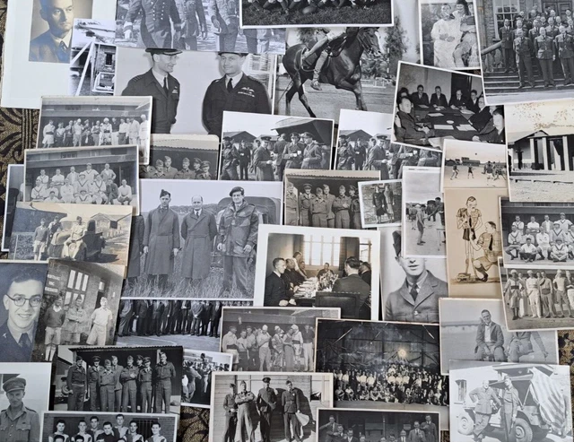 40 PRE-WAR AND WW2 RAF Aircrew photos - Group - North Africa - Airbases ...