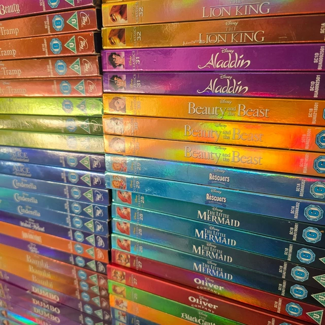 DISNEY PIXAR CLASSICS DVD Collection 1937-2026 Complete Box Set O-Ring ...