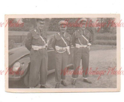 WW2 TRANSPORT PHOTO British Military Police With A German Vw Beetle ...