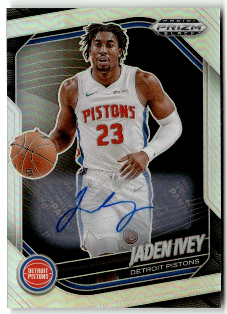2024-25 PANINI PRIZM Black NBA N° 69 Jaden Ivey Silver Prizm Auto EUR ...