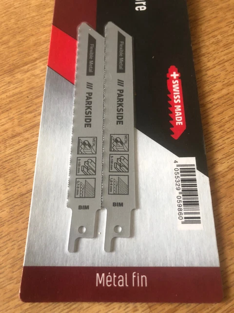 PARKSIDE® SET DE lames pour scie sabre,, métal fin £6.89 - PicClick UK