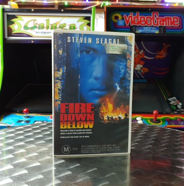 FIRE DOWN BELOW - Steven Seagal - 1997 VHS Movie Video Tape - Big Box Ex Rental £5.89 - PicClick UK